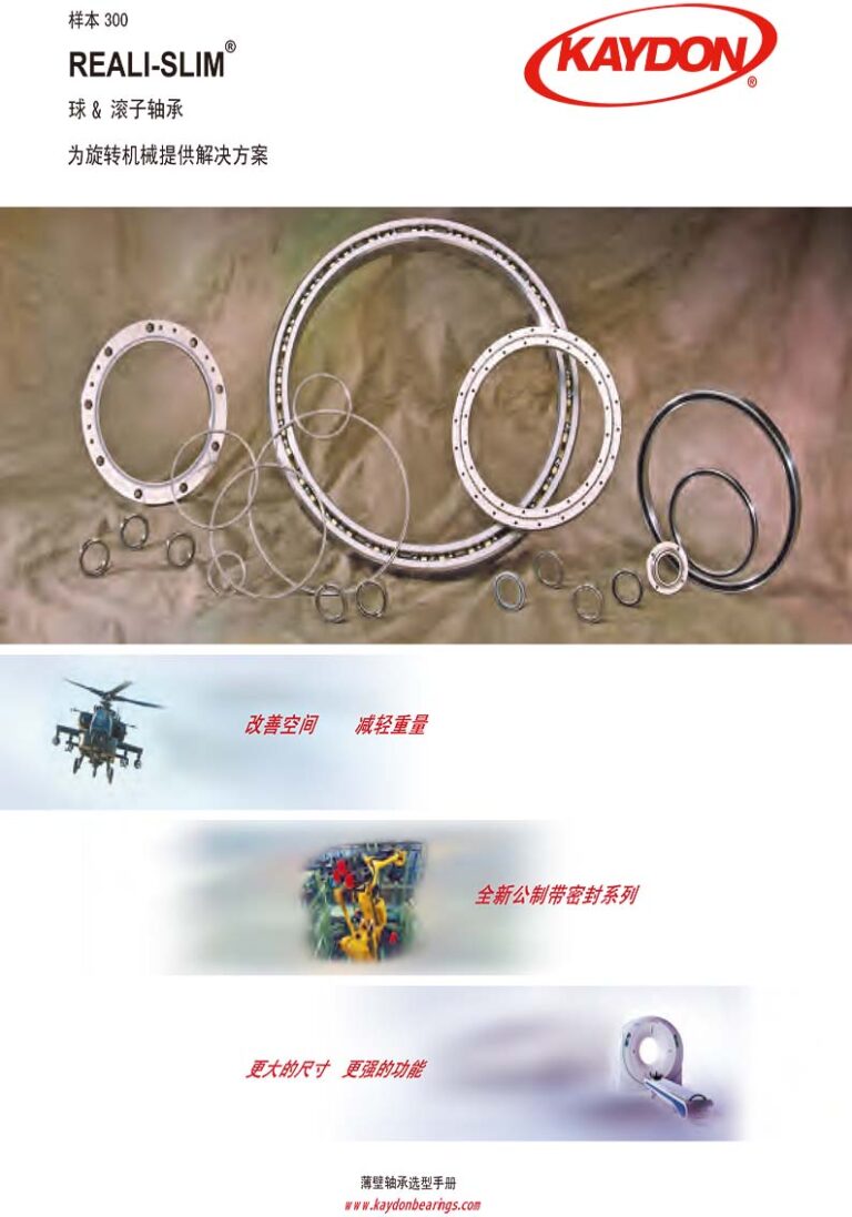 美国KAYDON-薄壁轴承-选型手册-目录样本（CAT300）(2010)(中文) - 凯狮精密
